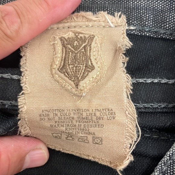 Monarch | Jeans | Rare Vintage 99s Monarch Leather And Metal Trim ...